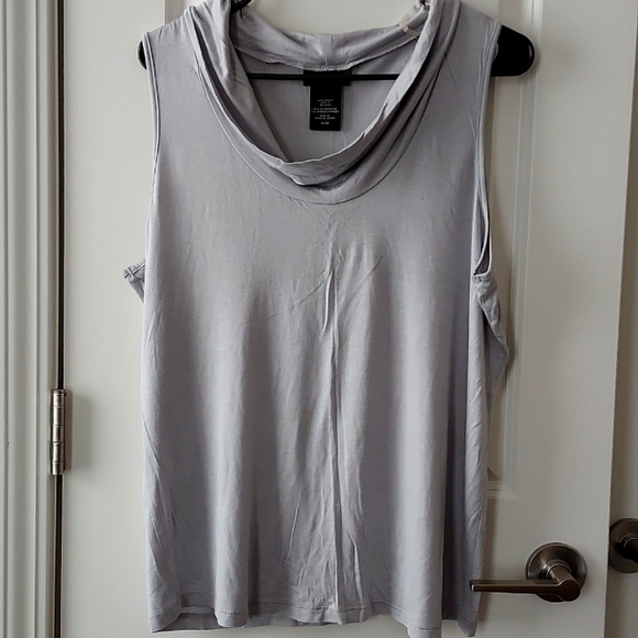 Metaphor | Tops | Metaphor Sleeveless Turtleneck Grey Xl | Poshmark